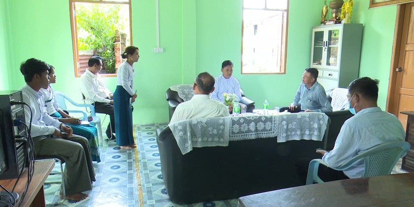 Inspection tour in Ayeyawaddy region: MoSYA Union Minister inspects Sports grounds and stadiums ...